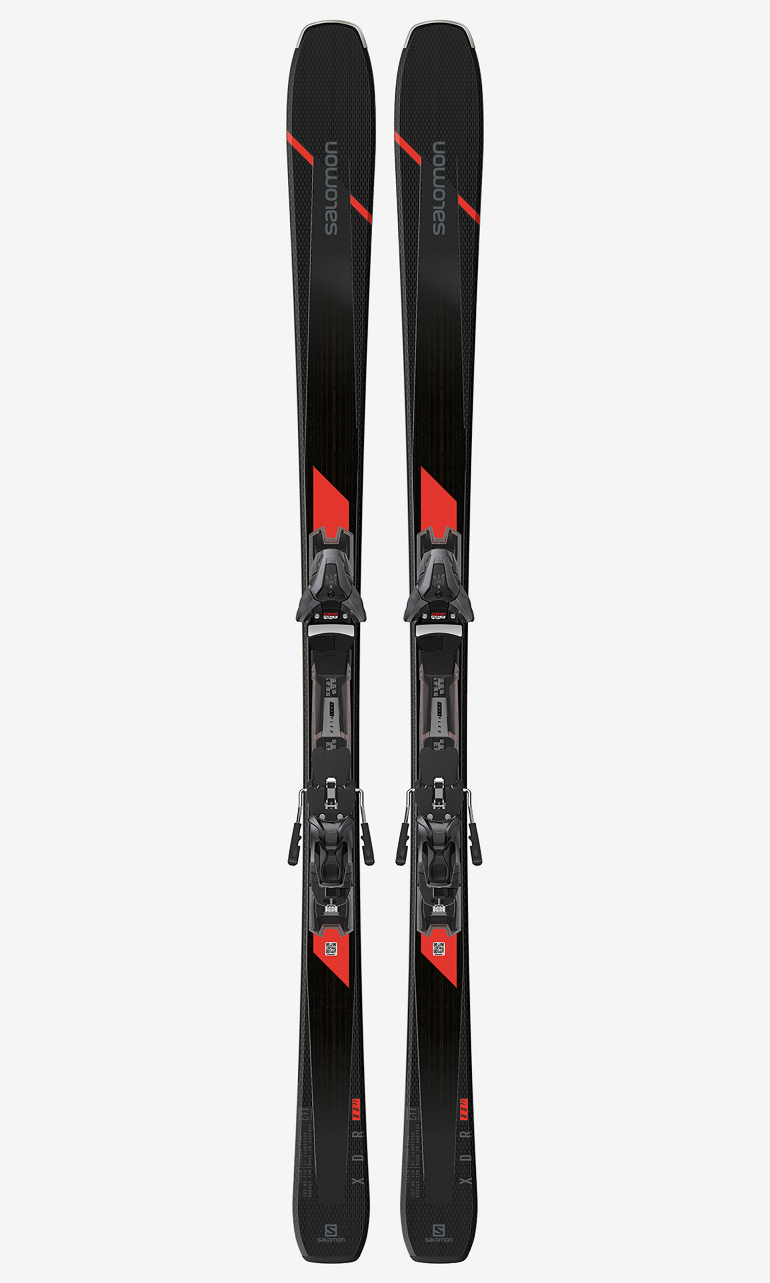SALOMON SKI XDR 80 TI FIXATIONS Z12 GW GREY BLACK F80 Easy Gliss