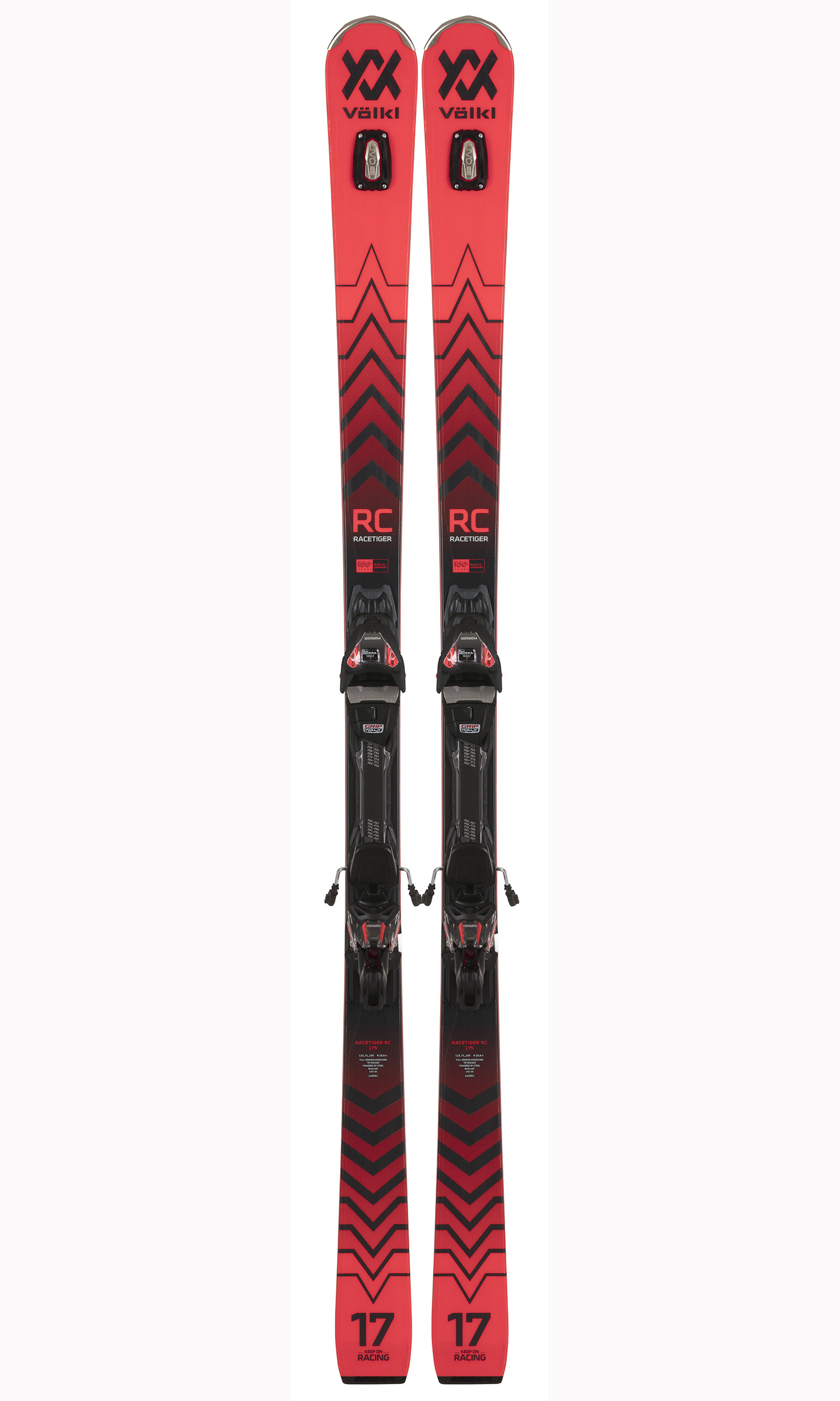 VOLKL SKI RACETIGER RC RED + VMOTION 10 GW BLACK - Easy Gliss